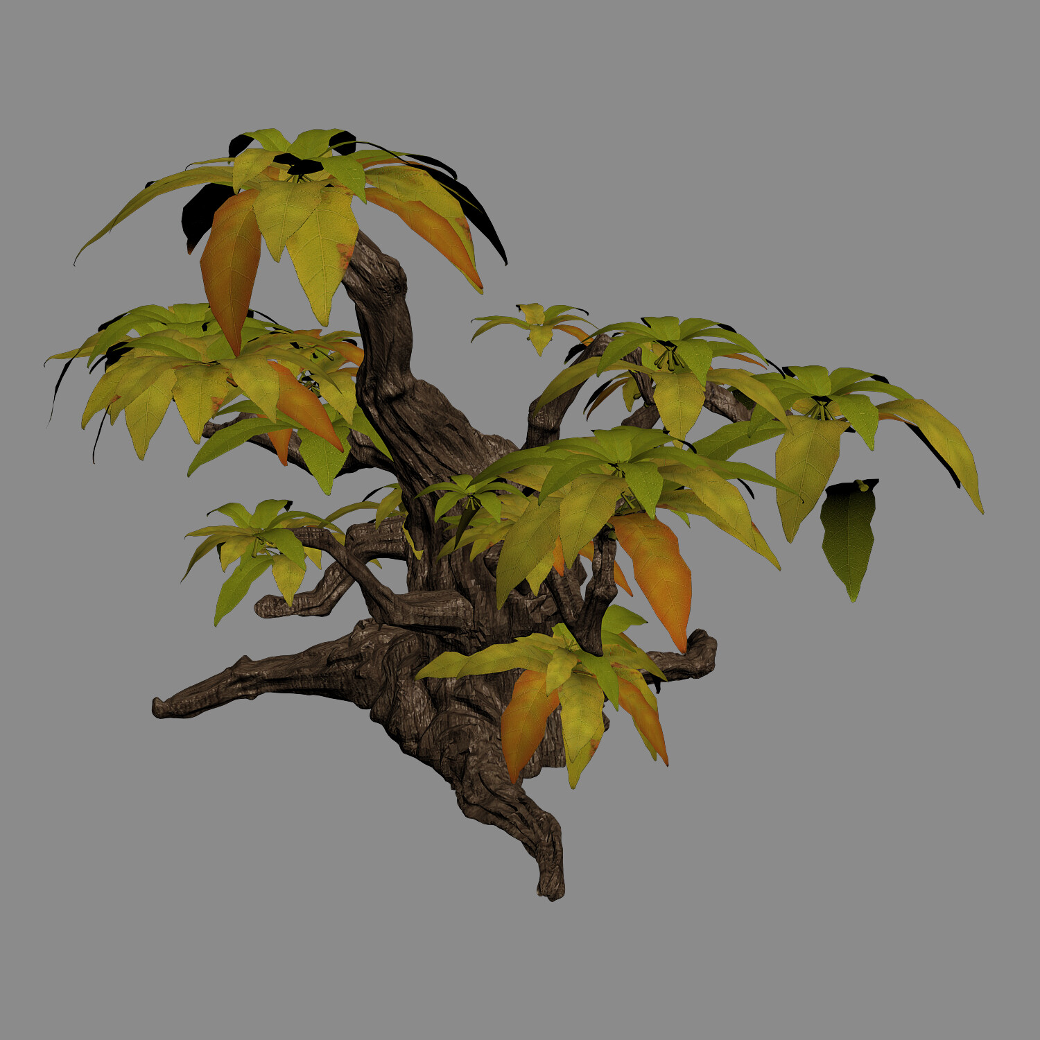 ArtStation - Grass Temple Village - shrubs 01 | Resources