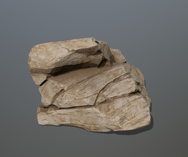 ArtStation - desert rocks | Game Assets