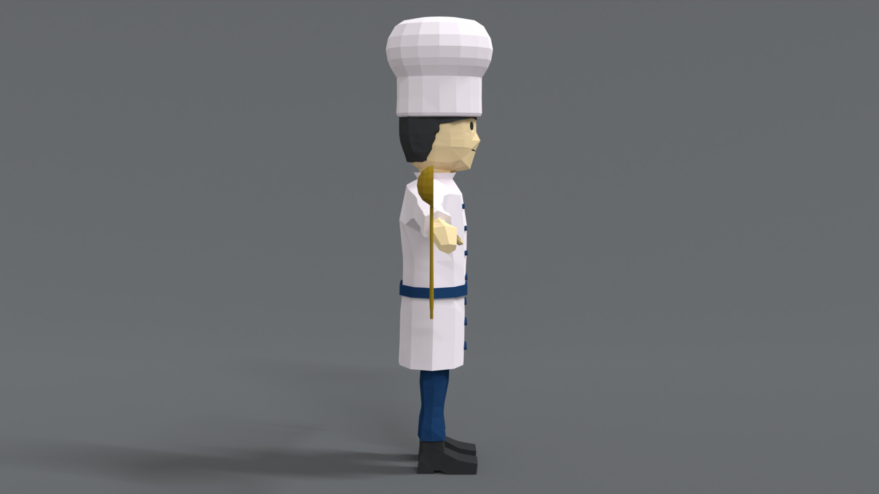ArtStation - Low Poly Cartoon Chef | Game Assets