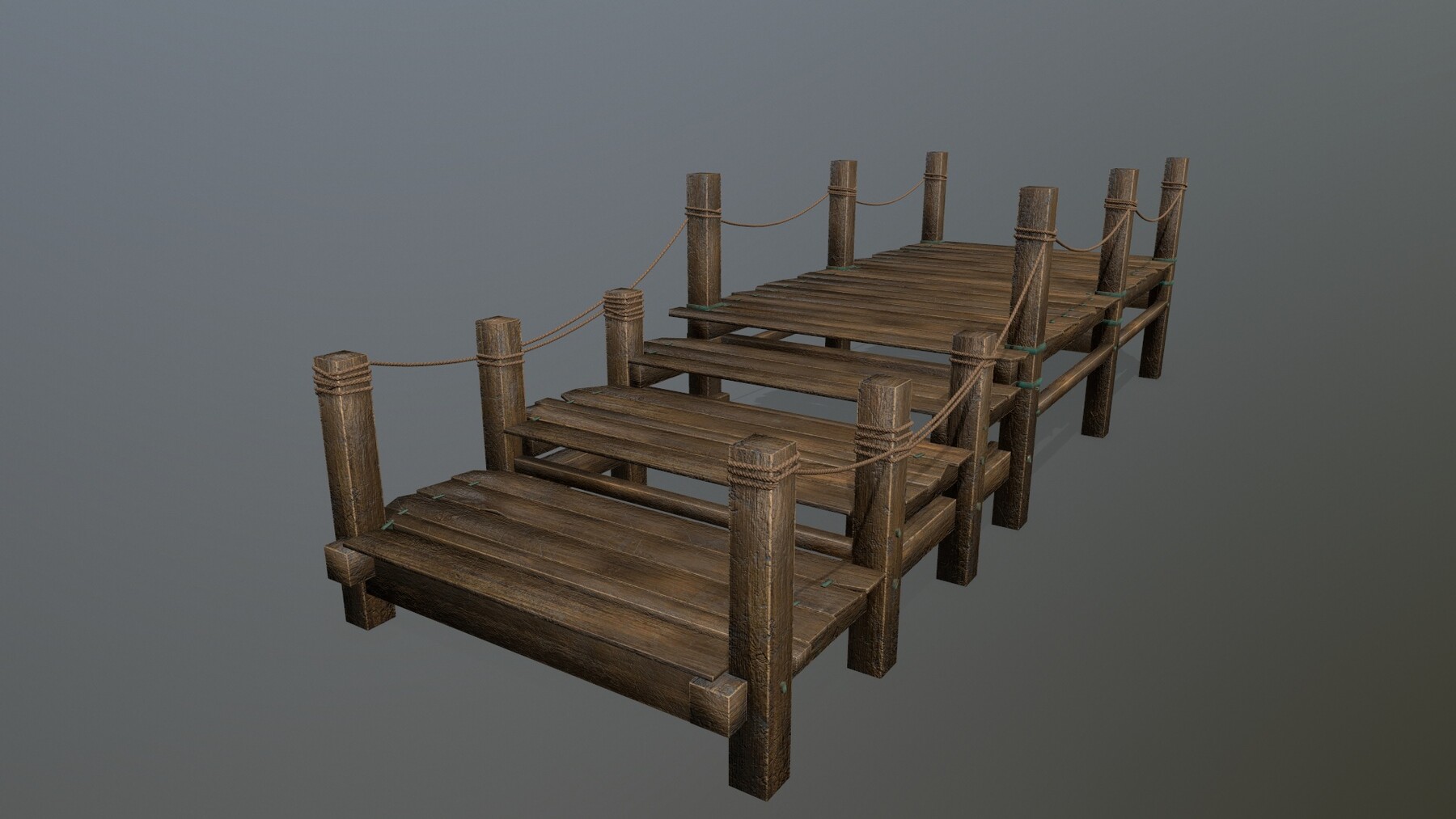 ArtStation - Wooden Pier Set | Game Assets