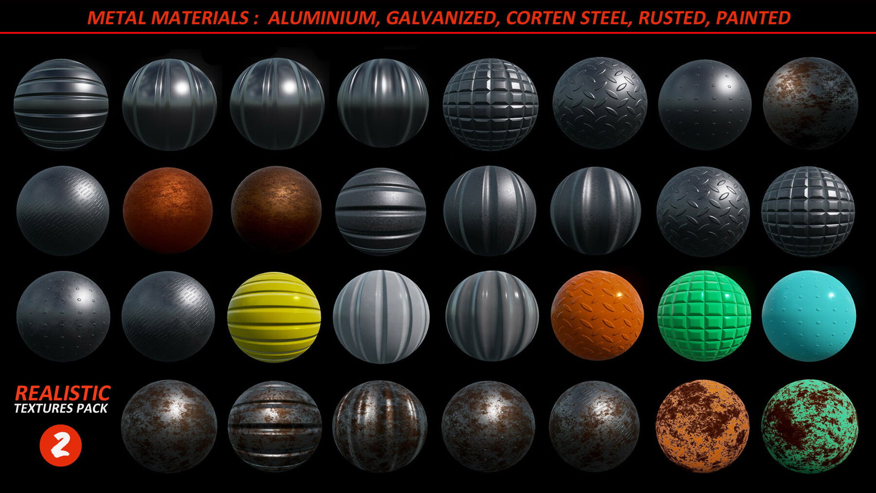 ArtStation - Realistic Textures Pack 2 | Game Assets