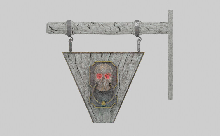 ArtStation - Medieval Sign | Game Assets