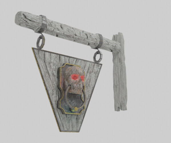 ArtStation - Medieval Sign | Game Assets