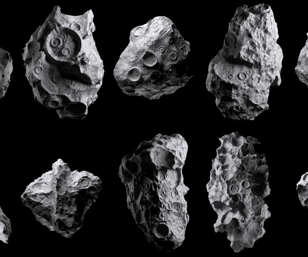 ArtStation - Asteroids Bundle | Resources
