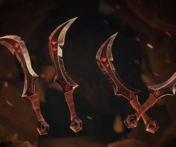 ArtStation - 3D Stylized Weapon Set (Game Assets) | Game Assets