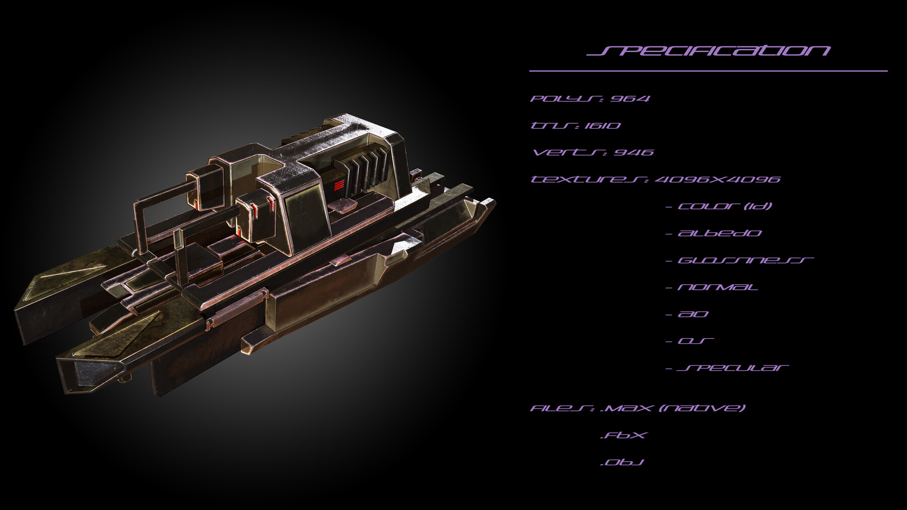 ArtStation - Engineering Module 'A' (LP) | Game Assets