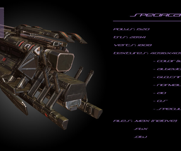 ArtStation - Engineering Module 'D' (LP) | Game Assets