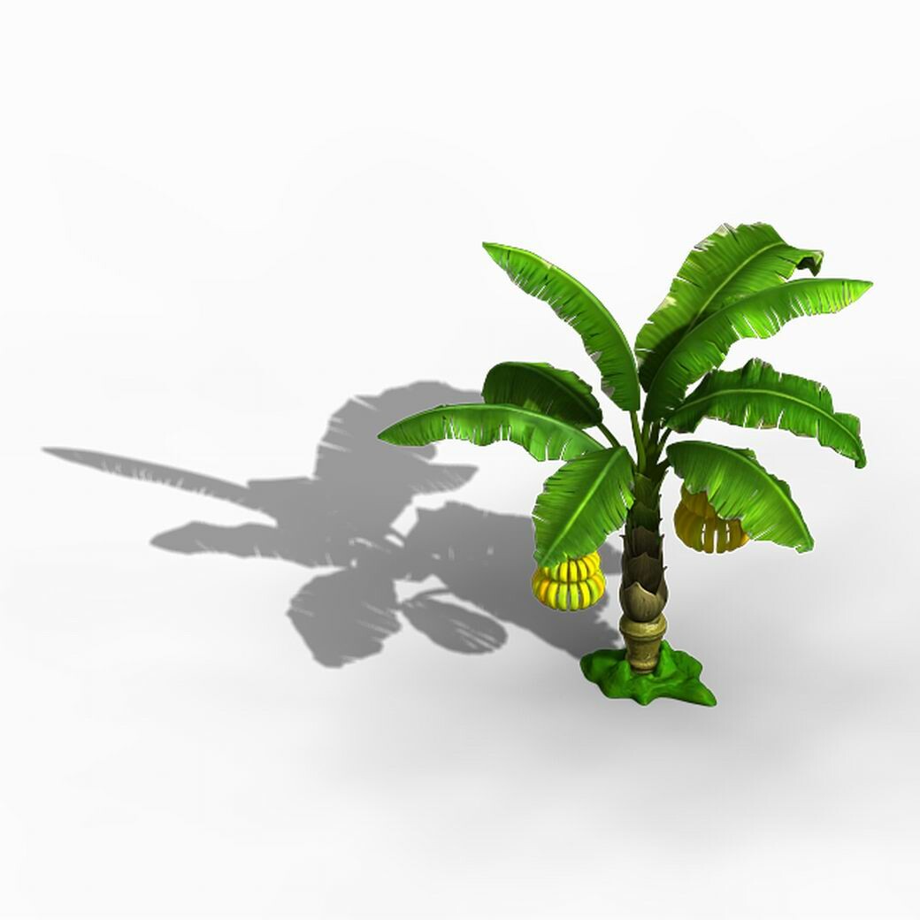 ArtStation - Empty mulberry - banana tree 01 | Resources
