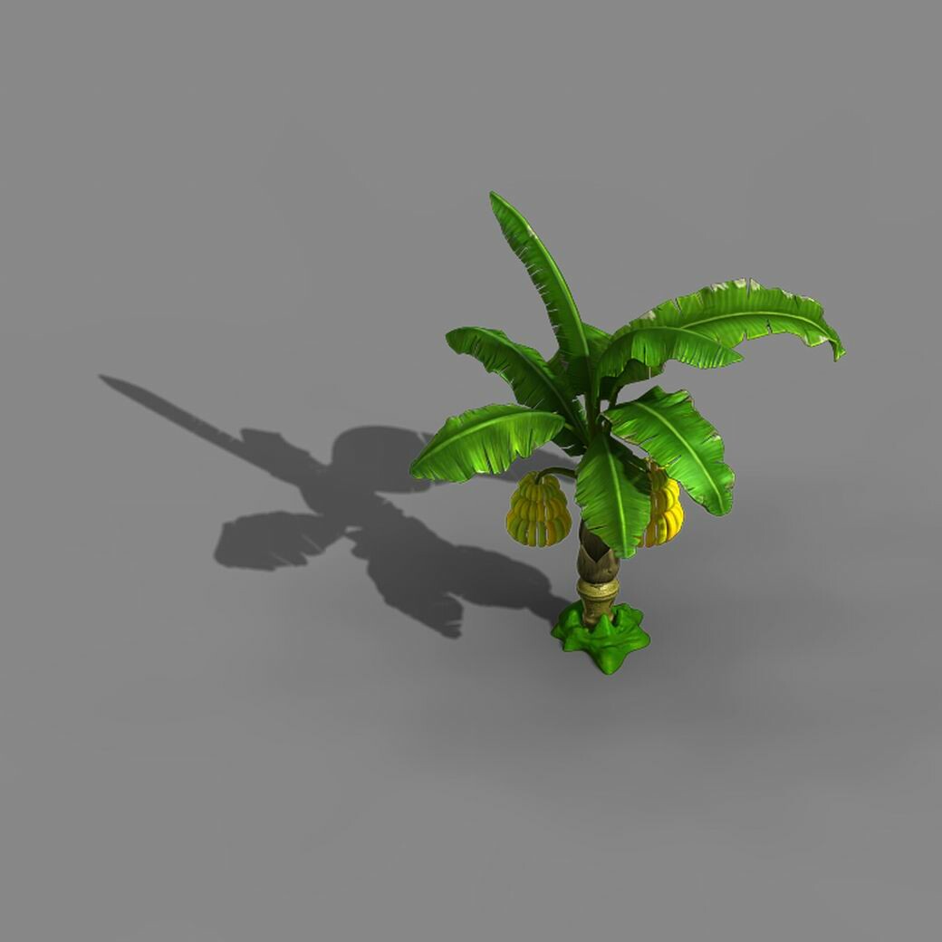 ArtStation - Empty mulberry - banana tree 01 | Resources