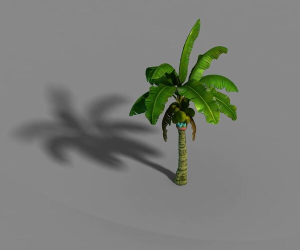 ArtStation - Liuli Island - coconut tree 01 | Resources