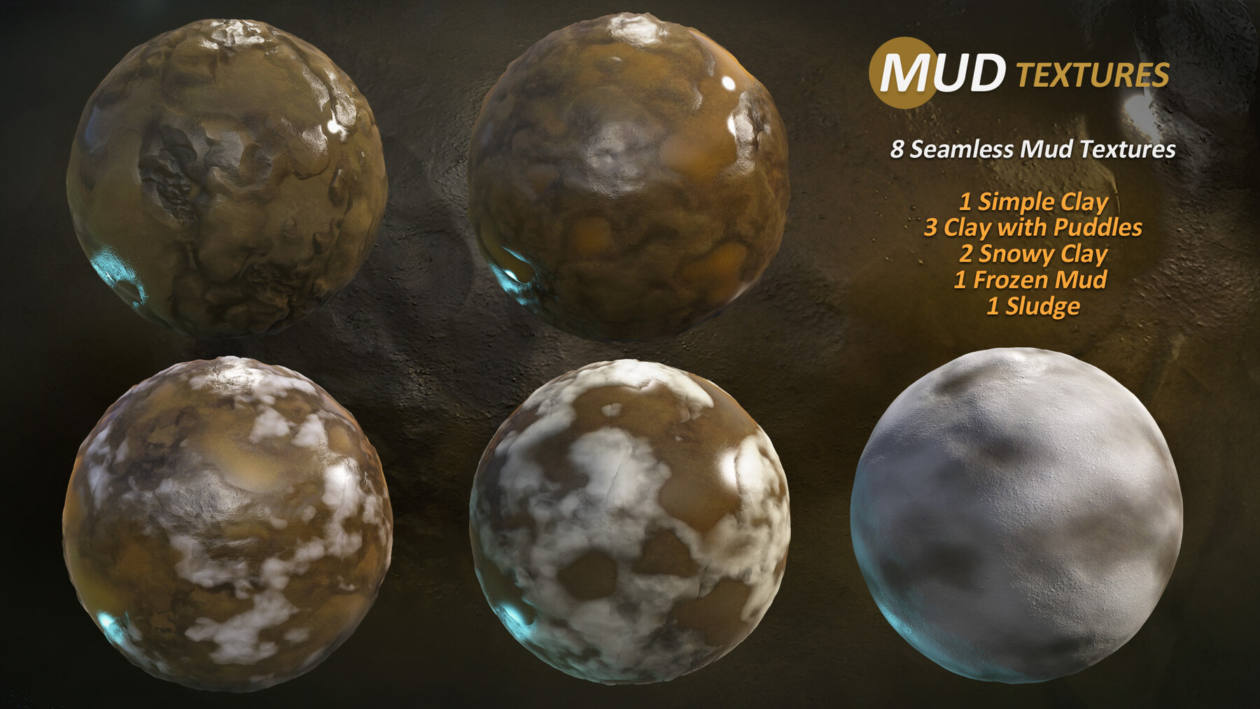 ArtStation - Mud Textures | Game Assets