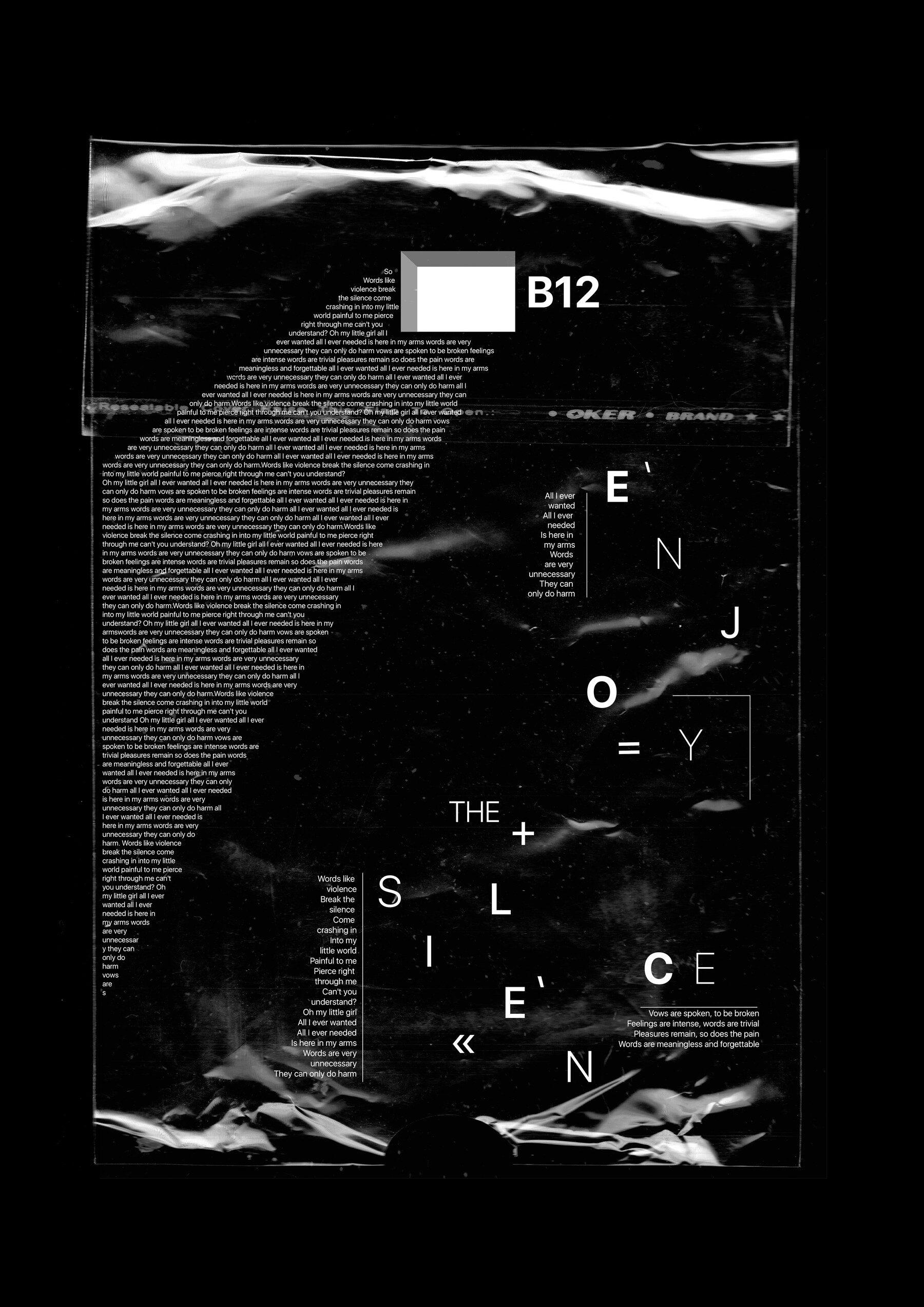 ArtStation - Posters "Dissolve me" | Artworks