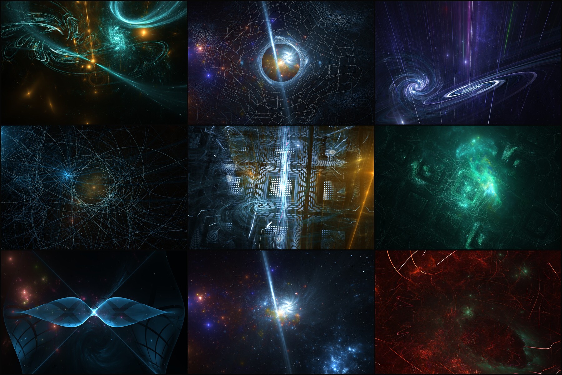 ArtStation - 50 Abstract Space Backgrounds - Vol. 1 | Artworks