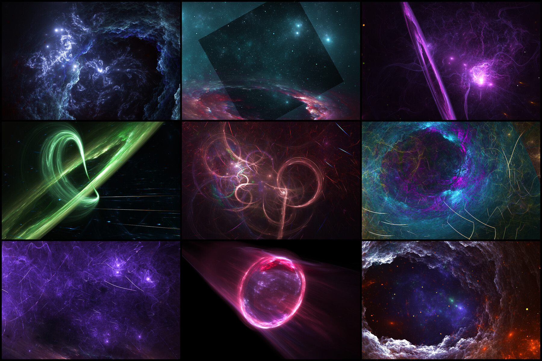 ArtStation - 50 Abstract Space Backgrounds - Vol. 3 | Artworks