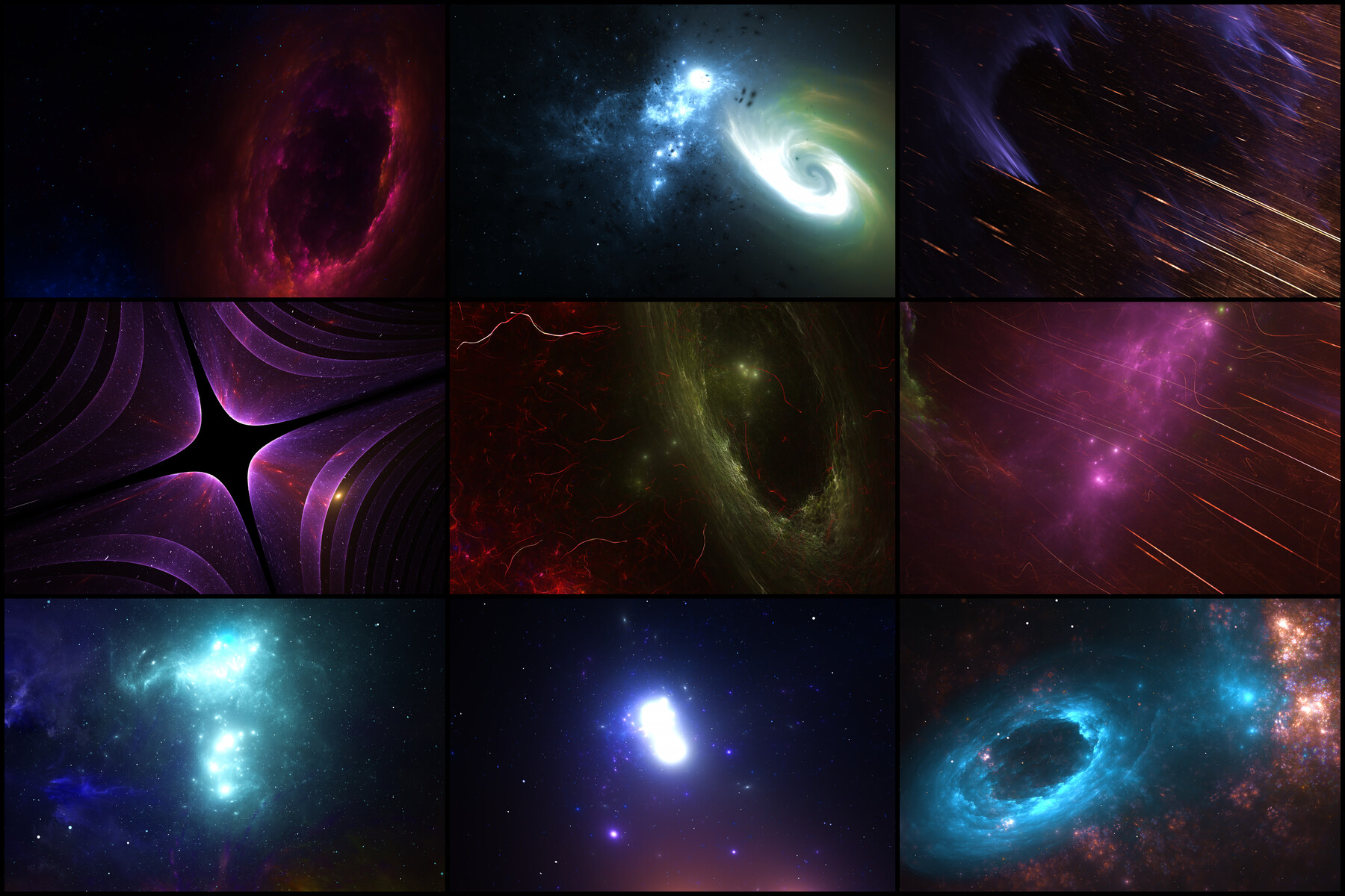 ArtStation - 50 Abstract Space Backgrounds - Vol. 4 | Artworks