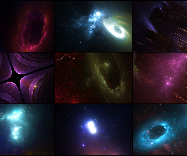 Artstation 50 Abstract Space Backgrounds Vol 4 Artworks