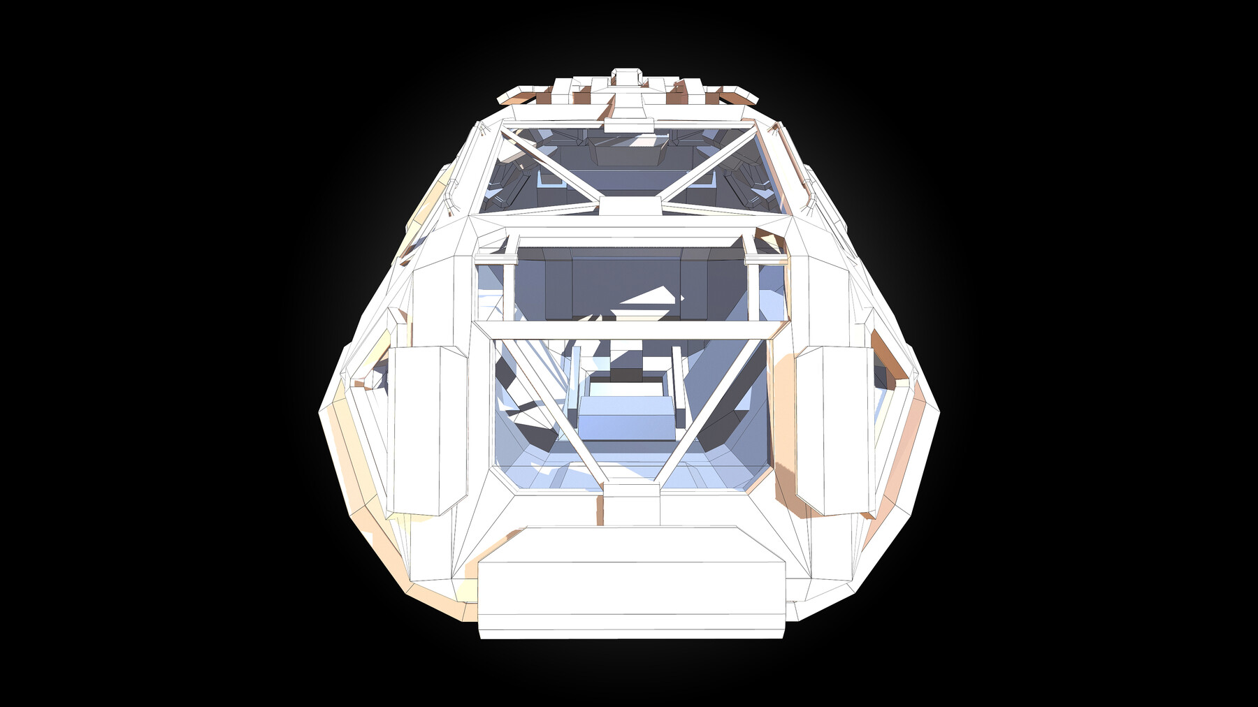 ArtStation - Spaceship Cockpit 'C' (LP) | Game Assets