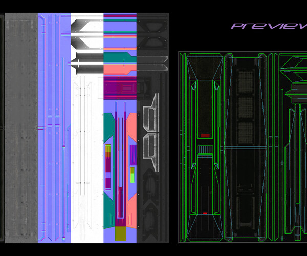 ArtStation - Technical Hatch 'A' (LP) | Game Assets