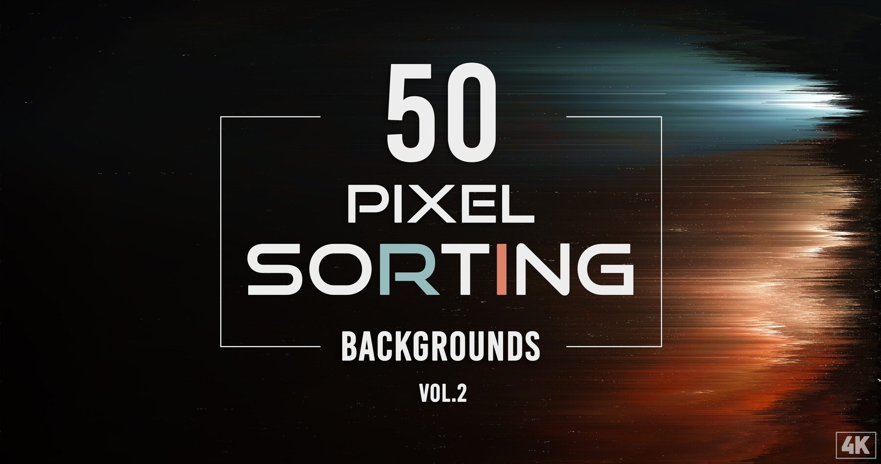ArtStation - 50 Pixel Sorting Backgrounds - Vol. 2 | Artworks