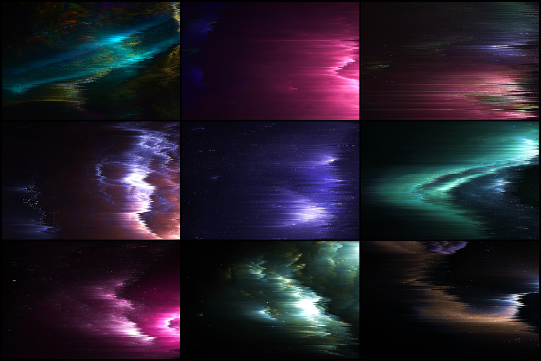 ArtStation - 50 Pixel Sorting Backgrounds - Vol. 2 | Artworks