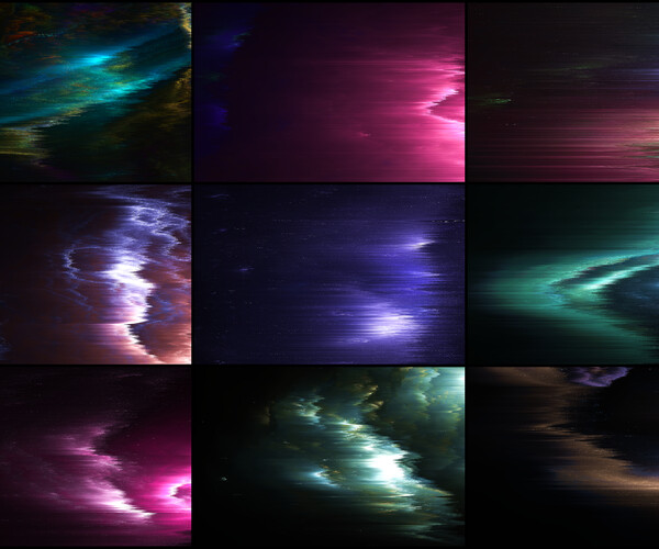 ArtStation - 50 Pixel Sorting Backgrounds - Vol. 2 | Artworks