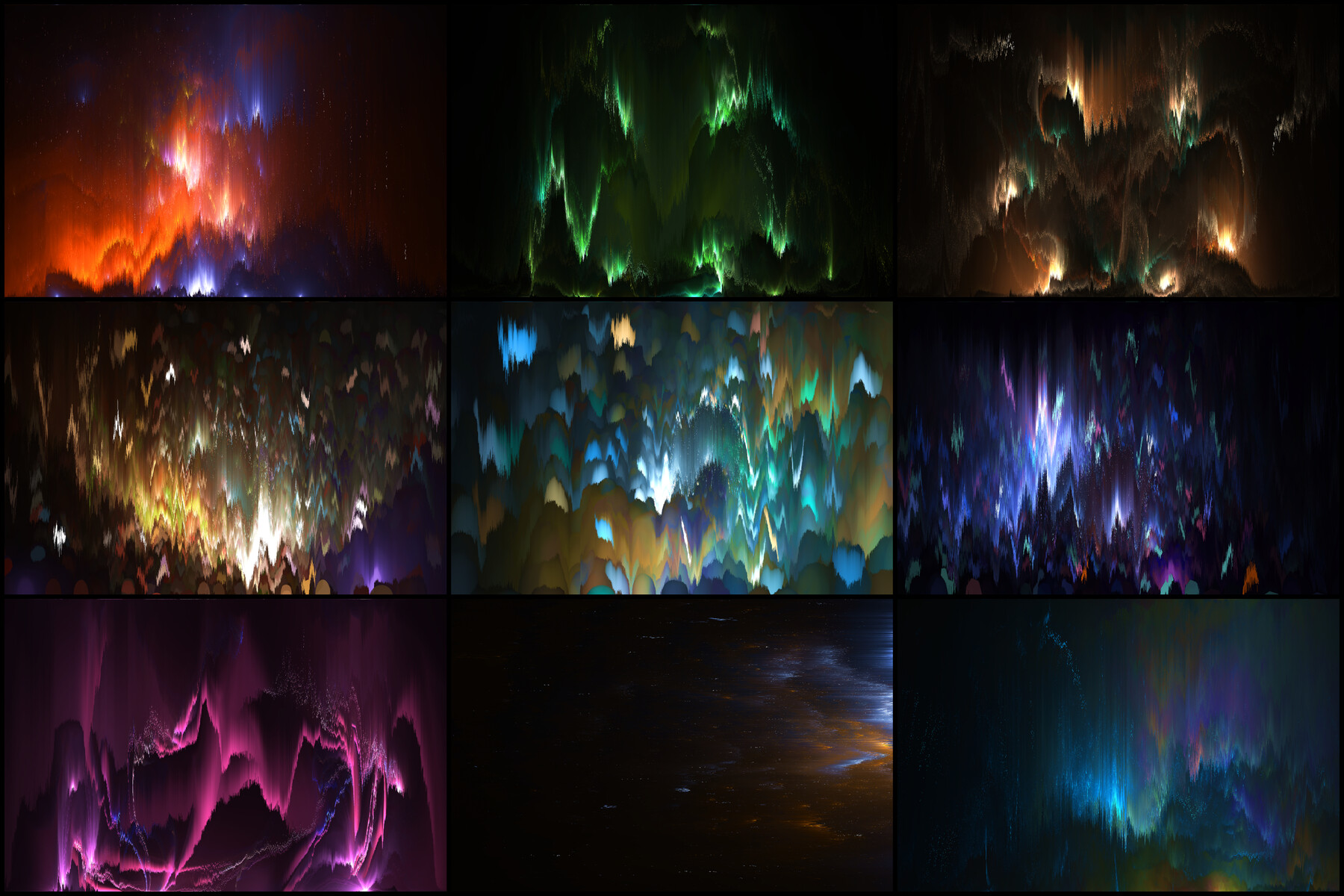 ArtStation - 50 Pixel Sorting Backgrounds - Vol. 3 | Artworks