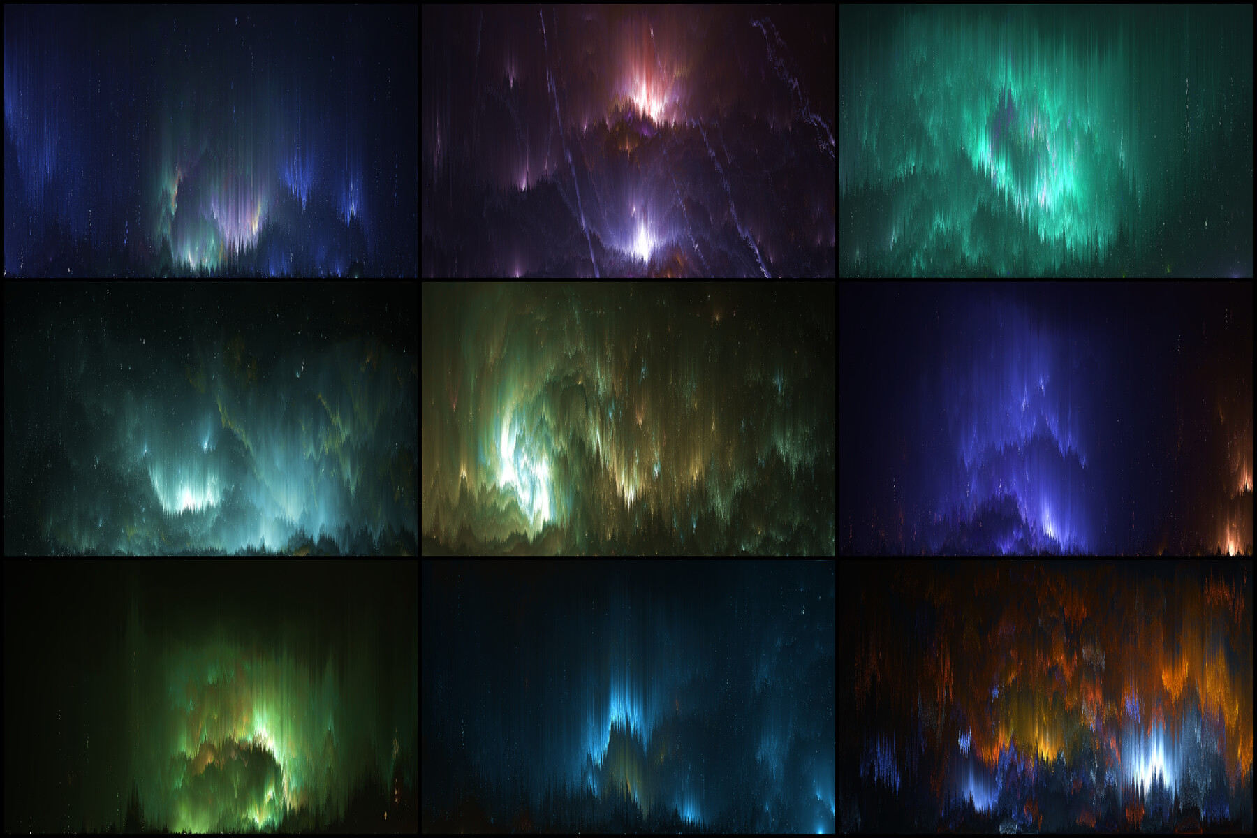 ArtStation - 50 Pixel Sorting Backgrounds - Vol. 4 | Artworks