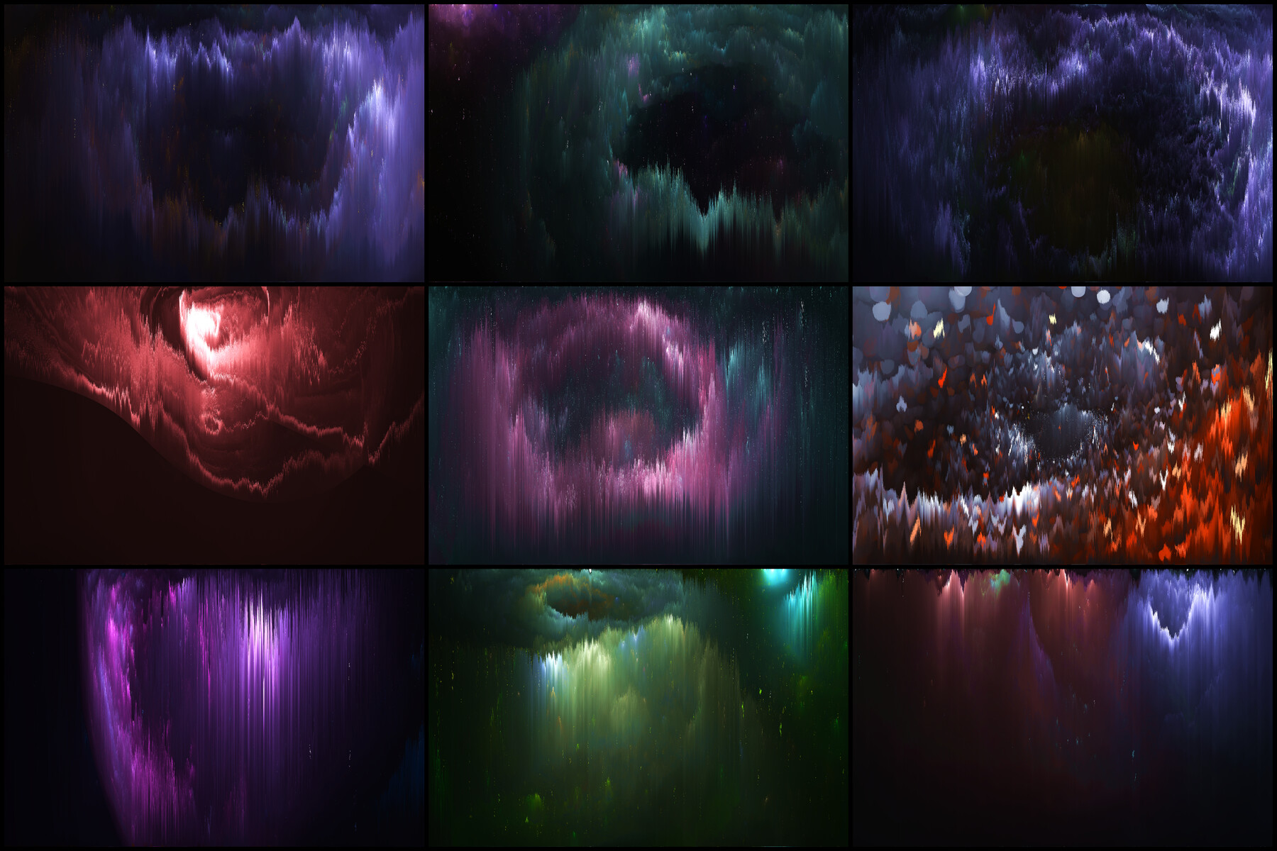 ArtStation - 50 Pixel Sorting Backgrounds - Vol. 5 | Artworks