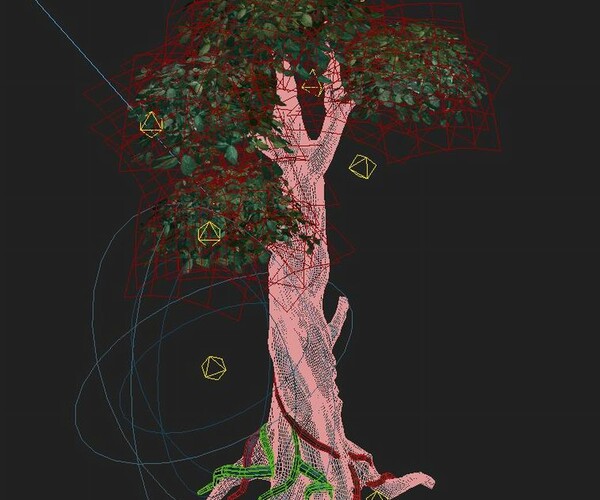 ArtStation - Crystal Swamp - weird tree 02 | Resources