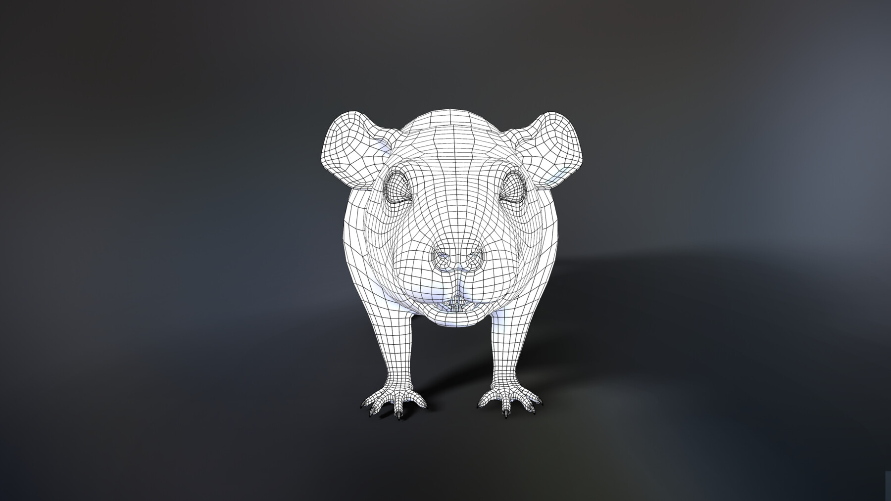 ArtStation - Rats with low poly fur | Game Assets