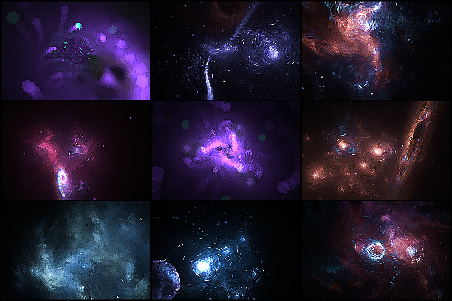 ArtStation - 50 Post-Impressionist Mosaic Backgrounds - Vol. 2 | Artworks