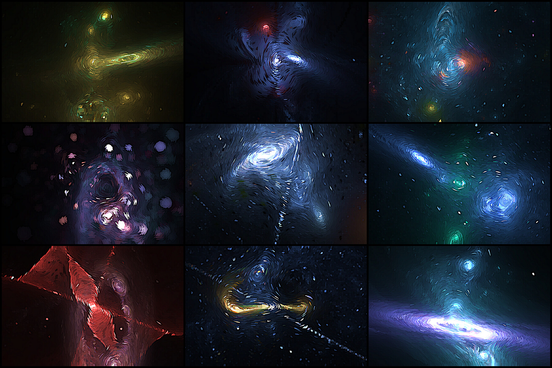 ArtStation - 50 Post-Impressionist Mosaic Backgrounds - Vol. 2 | Artworks