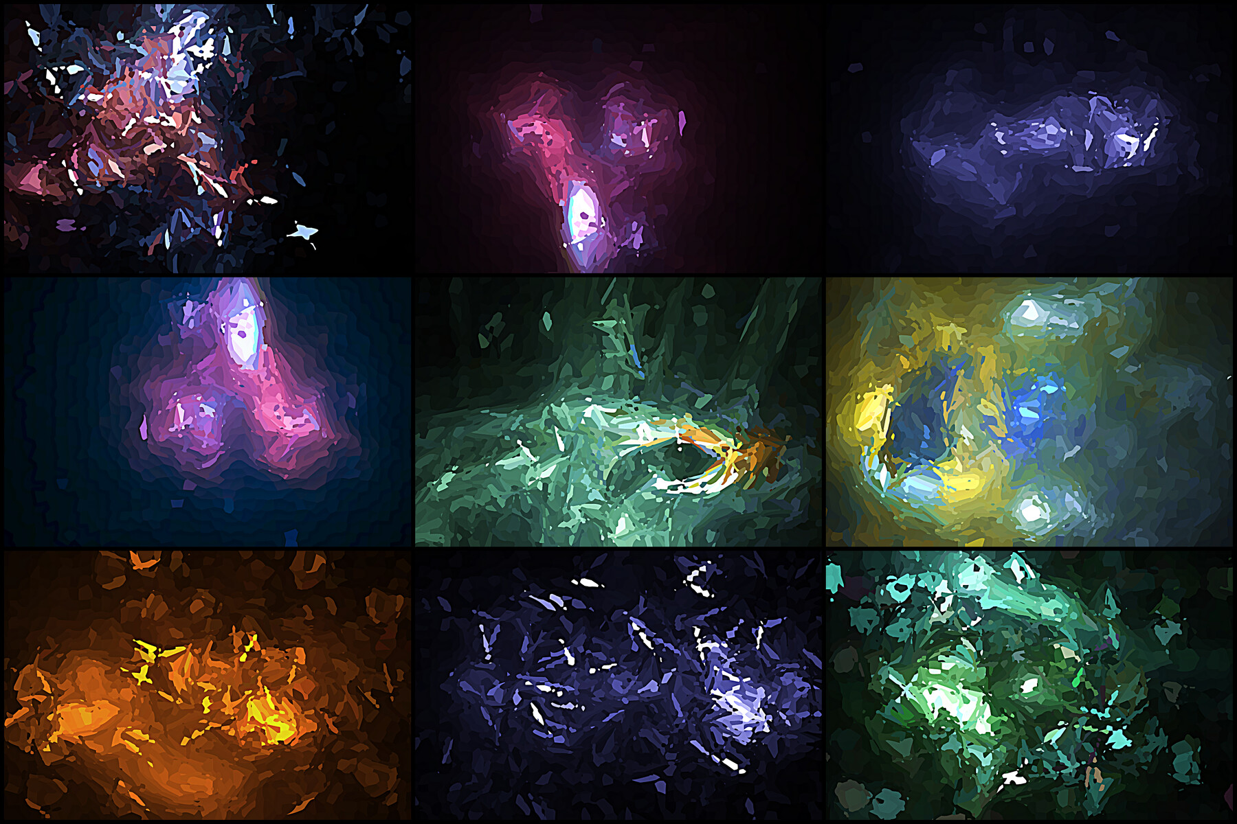 ArtStation - 50 Postmodernism Space Backgrounds - Vol. 2 | Artworks