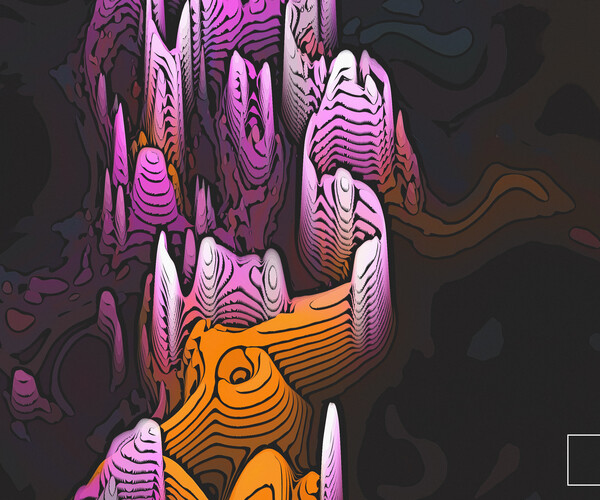 ArtStation - 50 Psychedelic Worlds Backgrounds - Vol. 1 | Artworks