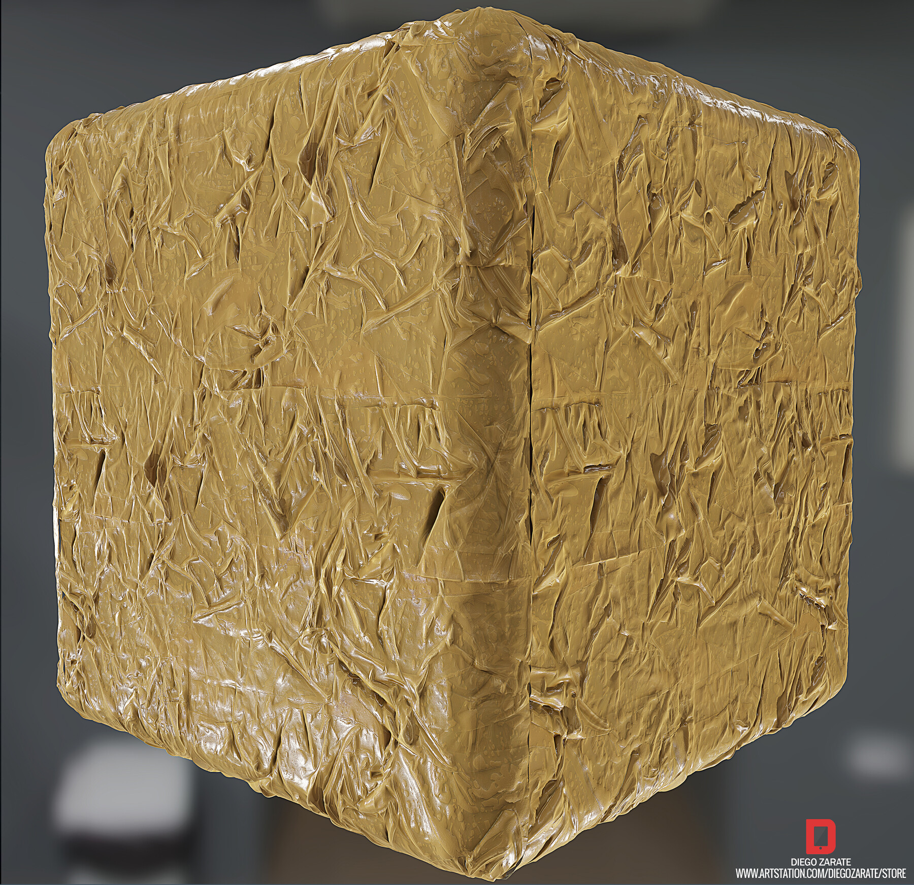 ArtStation - PBR - SCOTCH, ADHESIVE TAPE - 4K MATERIAL | Game Assets