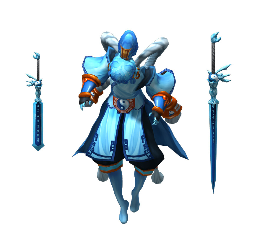 ArtStation - Game animated characters - sword ghosts | Game Assets