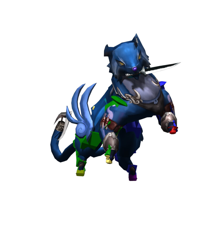 ArtStation - Game animated characters - two-tailed cat | Game Assets