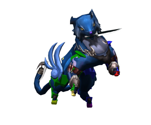 ArtStation - Game animated characters - two-tailed cat | Game Assets