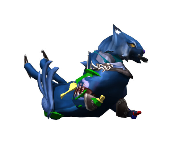 ArtStation - Game animated characters - two-tailed cat | Game Assets