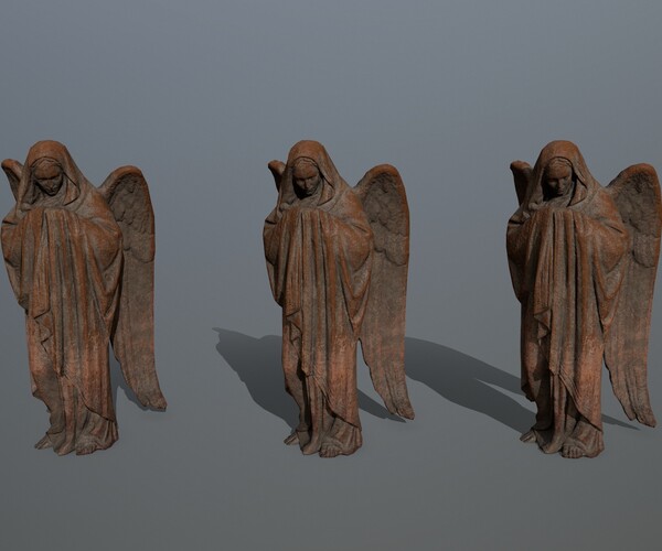 ArtStation - Angel_Statue_1 | Game Assets
