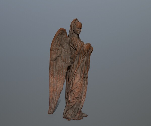 ArtStation - Angel_Statue_2 | Game Assets