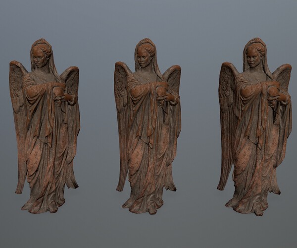 ArtStation - Angel_Statue_2 | Game Assets