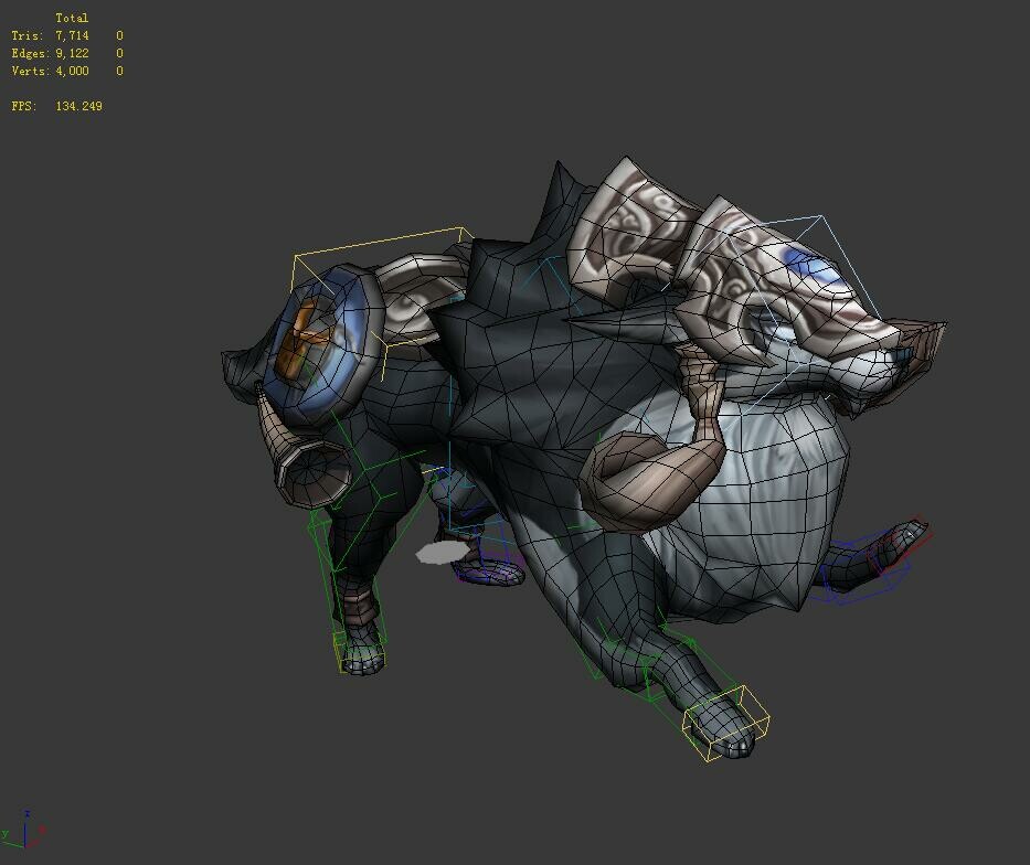 ArtStation - Game animated characters - war wolf cubs | Game Assets