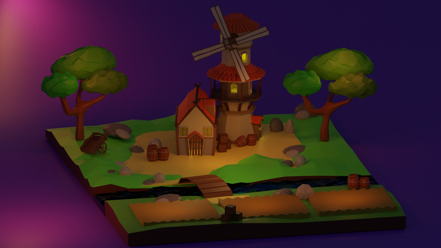 ArtStation - Windmill | Game Assets