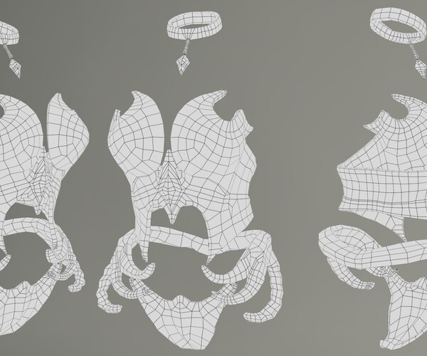 ArtStation - Elf Female Body Armor Set | Game Assets