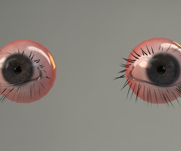 ArtStation - Realistic PBR Eye Set | Game Assets