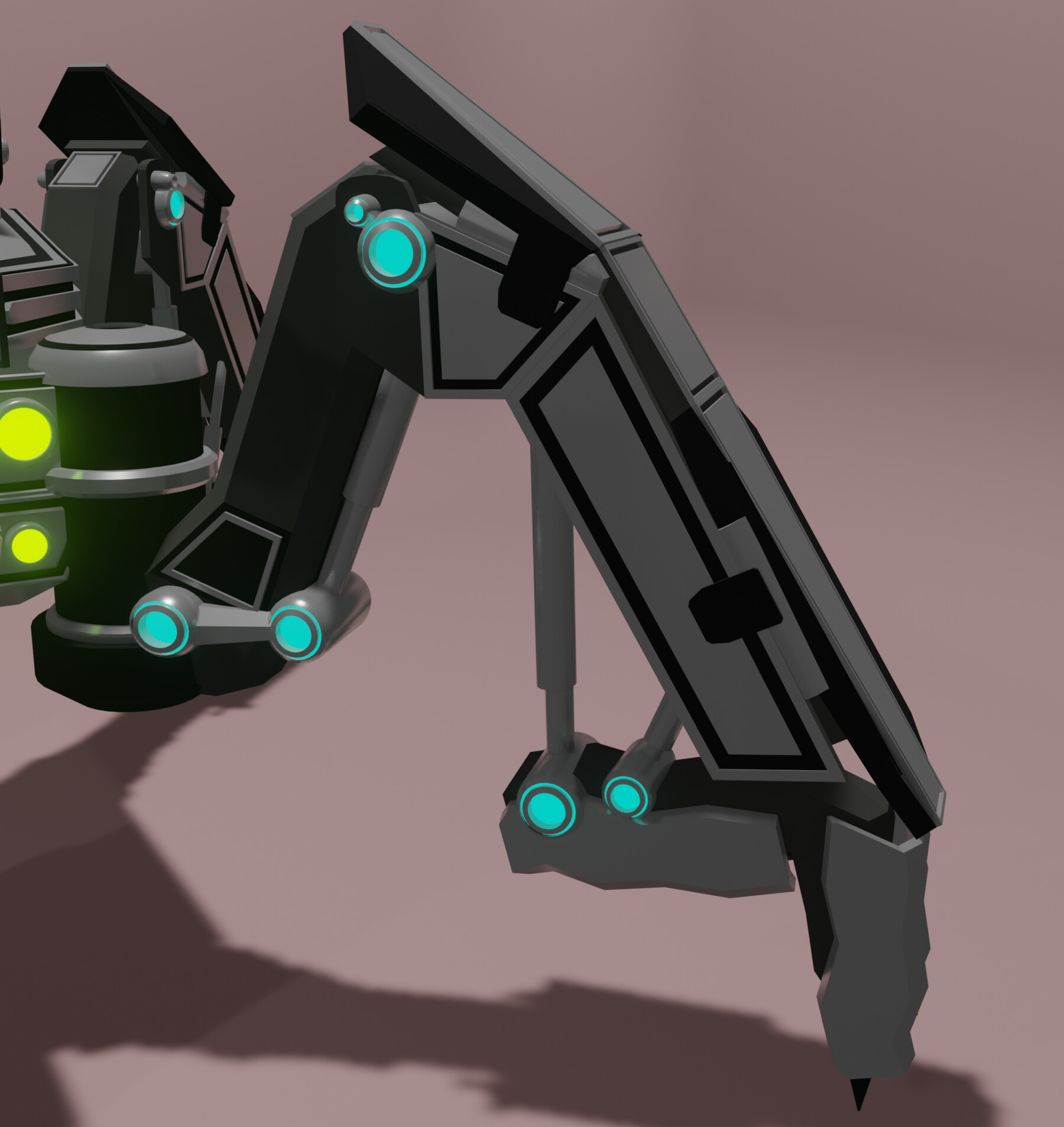 ArtStation - Robot tank 3d model | Game Assets