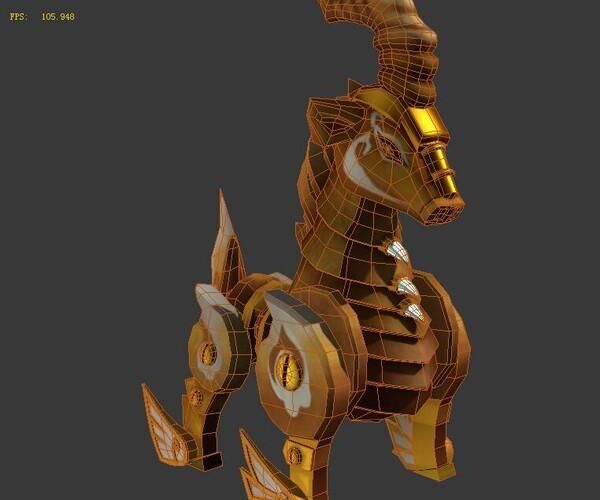 ArtStation - The character of the game - the beast | Game Assets