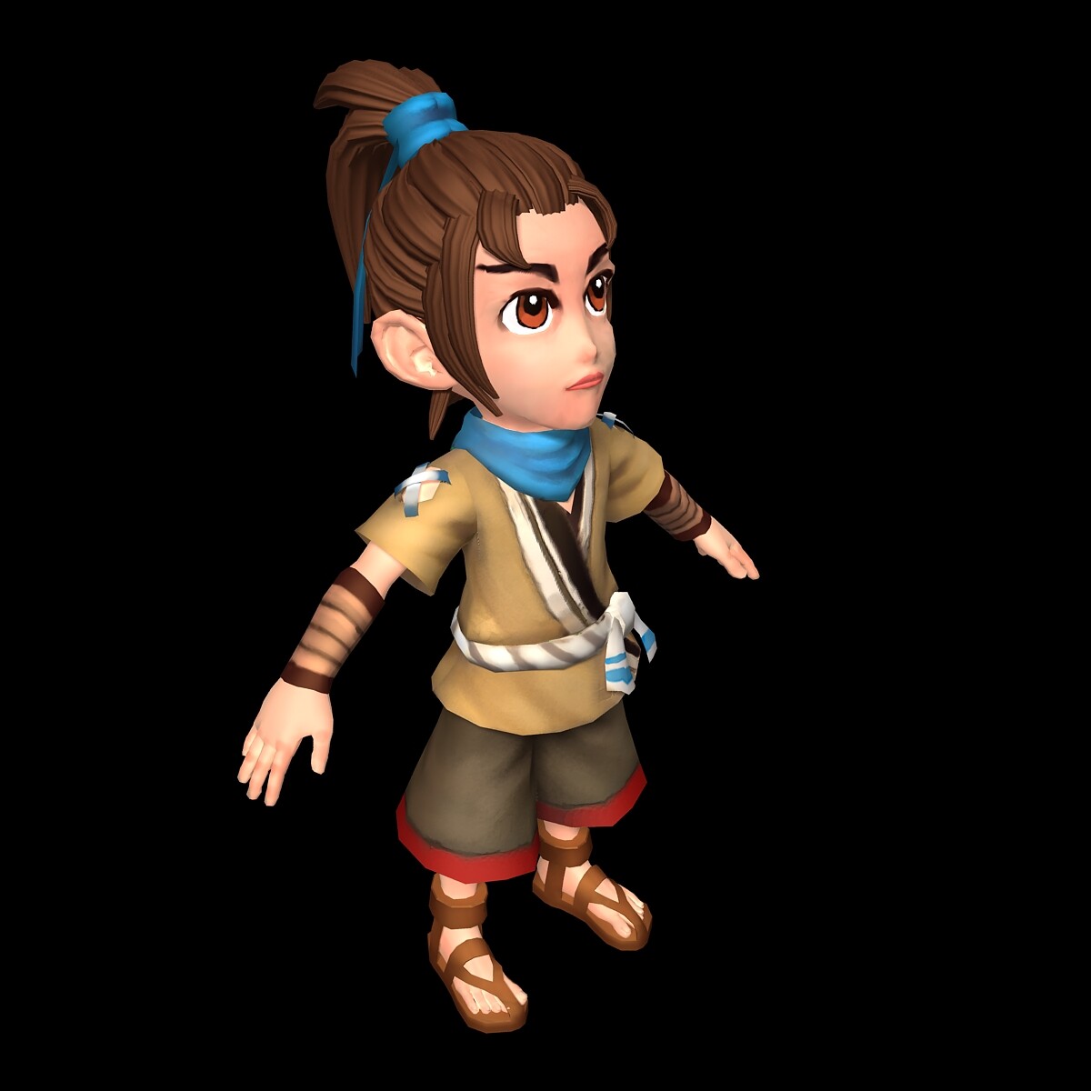 ArtStation - Game characters - male villagers | Game Assets