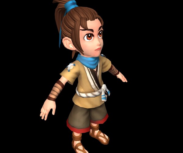 ArtStation - Game characters - male villagers | Game Assets